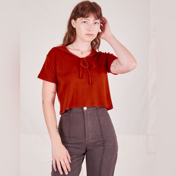 Big Bud Press | Tops | Bid Bud Press Sailor Top In Paprika | Poshmark